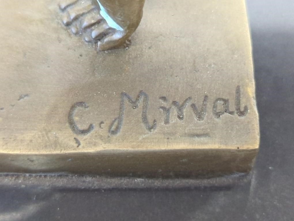 Claude Mirval | Claude Mirval Art Deco Bronze Nude Roman Dancer (Circa ...