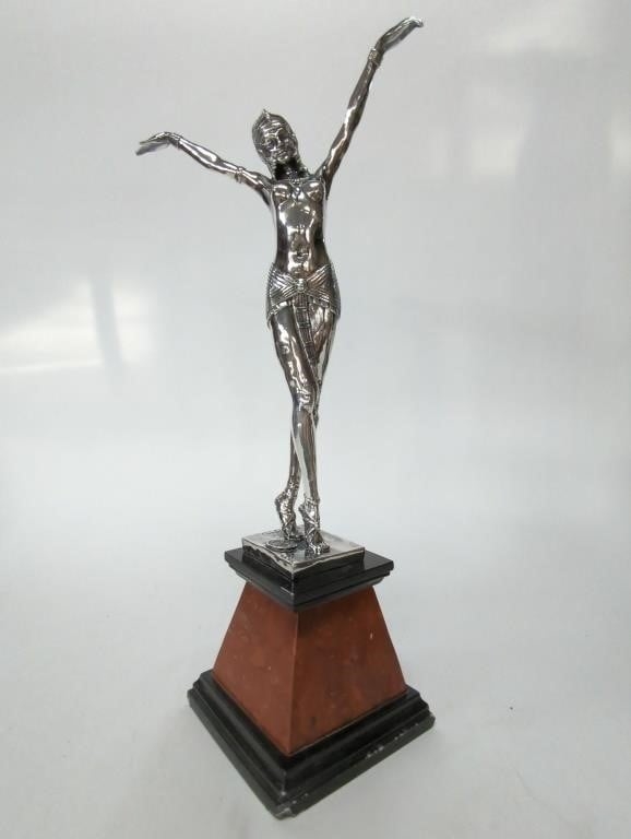 Demétre H. Chiparus | Demetre Chiparus Art Deco Egyptian Dancer Bronze ...