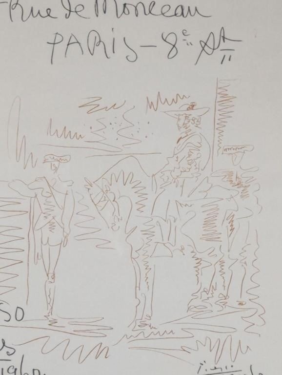 Pablo Picasso | Rare 1960 Pablo Picasso 'Dessins 1959-1960' Litho (1960 ...