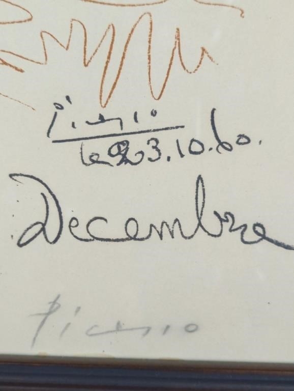 Pablo Picasso | Rare 1960 Pablo Picasso 'Dessins 1959-1960' Litho (1960 ...