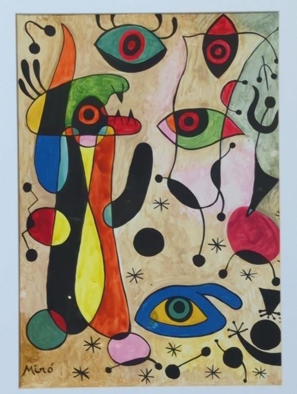 Joan Miró | Original in the Manner of Joan Miro | MutualArt