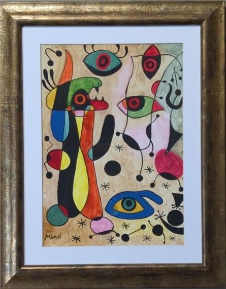 Joan Miró | Original in the Manner of Joan Miro | MutualArt