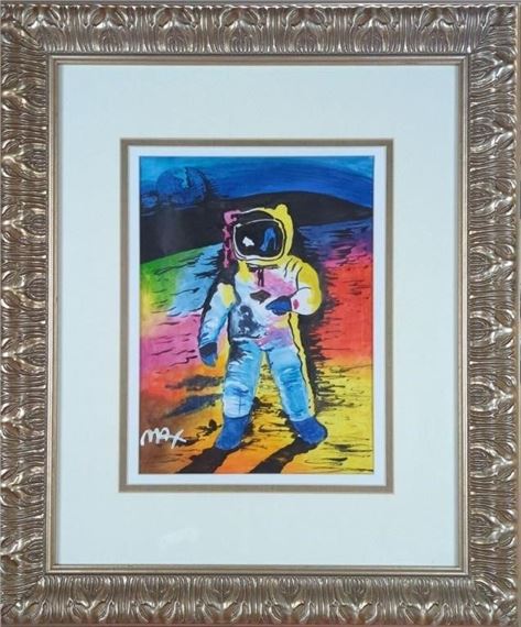Peter Max | Original in the Manner of Peter Max Astronaut | MutualArt