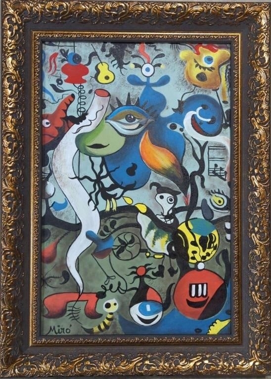 Joan Miró | Rare Joan Miro Lithograph Birds (1955) | MutualArt
