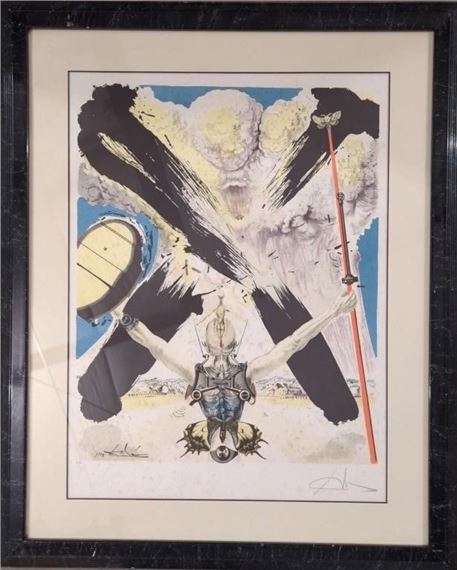 Salvador Dalí | Dali, The Fight Against Danger, Signed Litho, COA ...