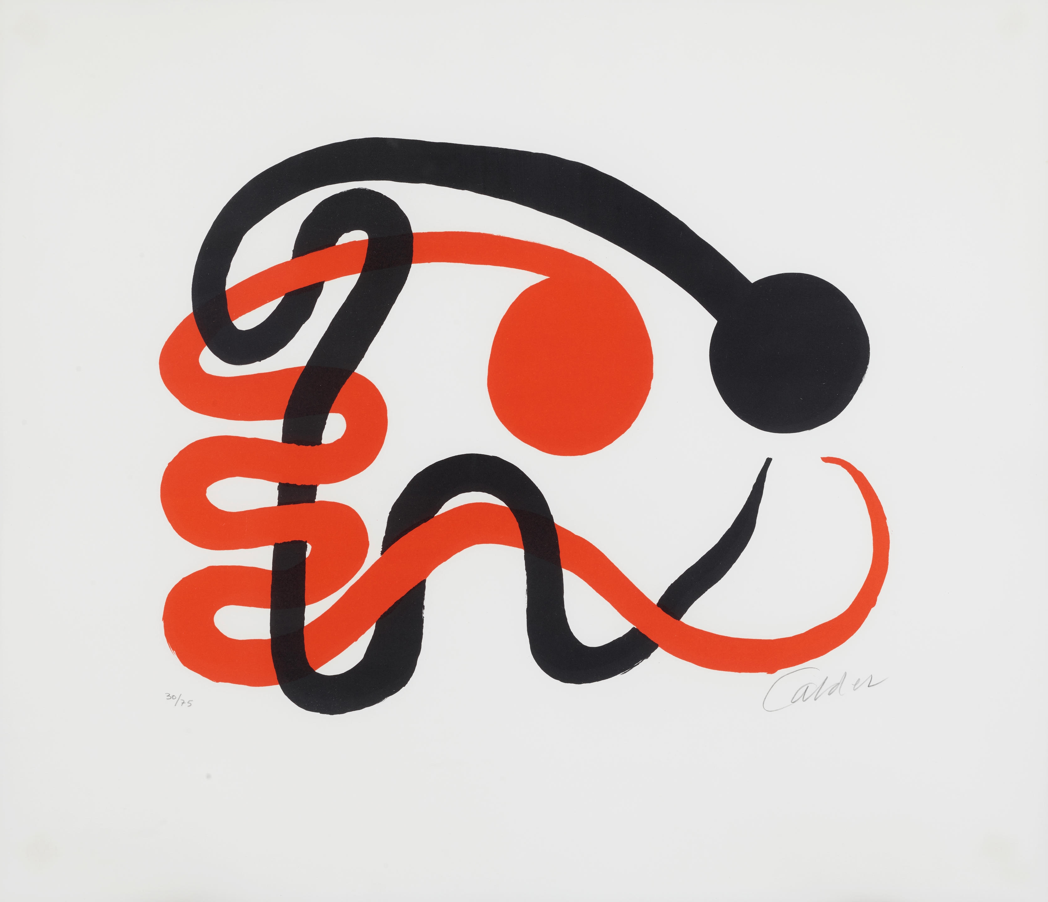 Alexander Calder | Deux Serpents (1973) | MutualArt