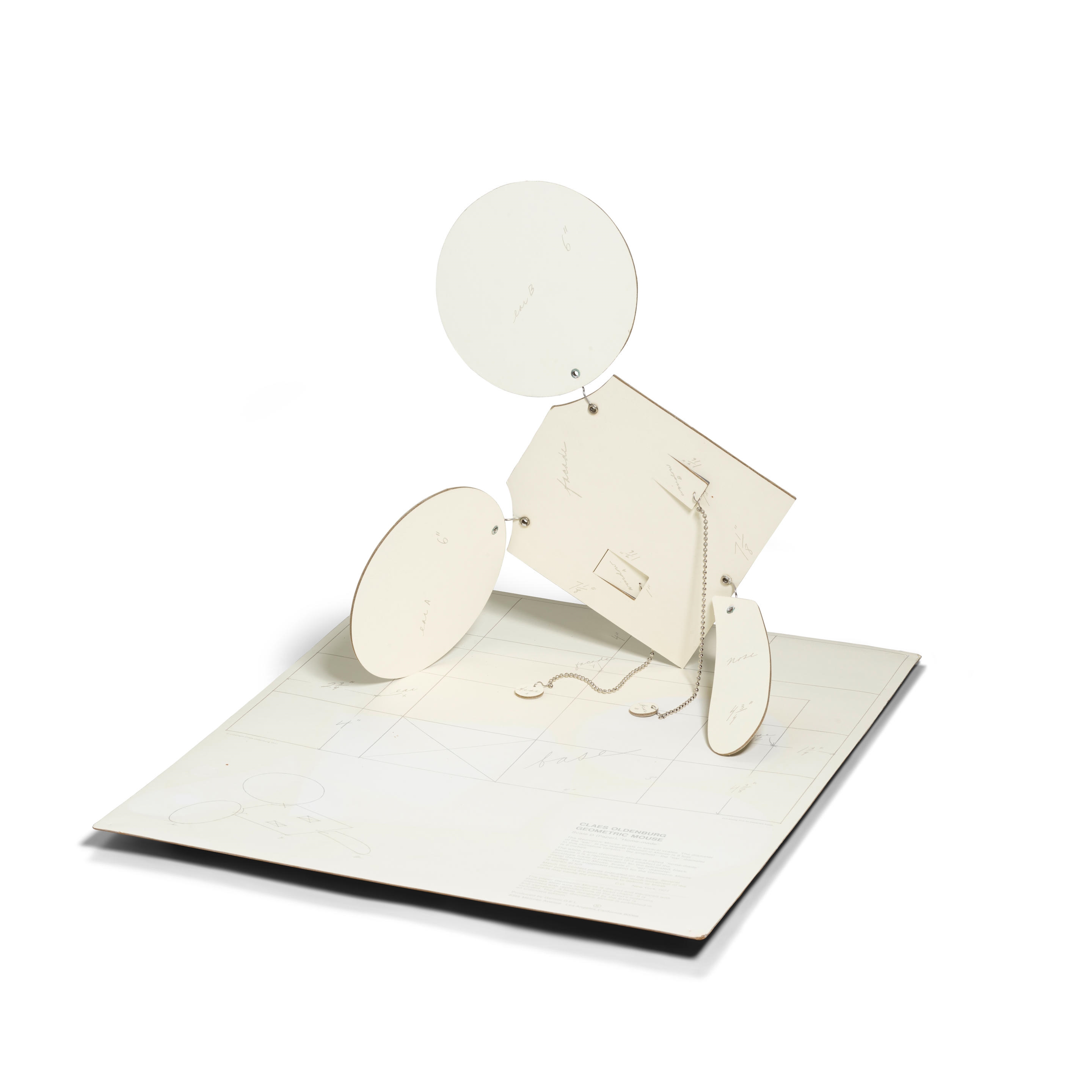 Claes Oldenburg | Geometric Mouse, Scale D Home-Made (1971) | MutualArt