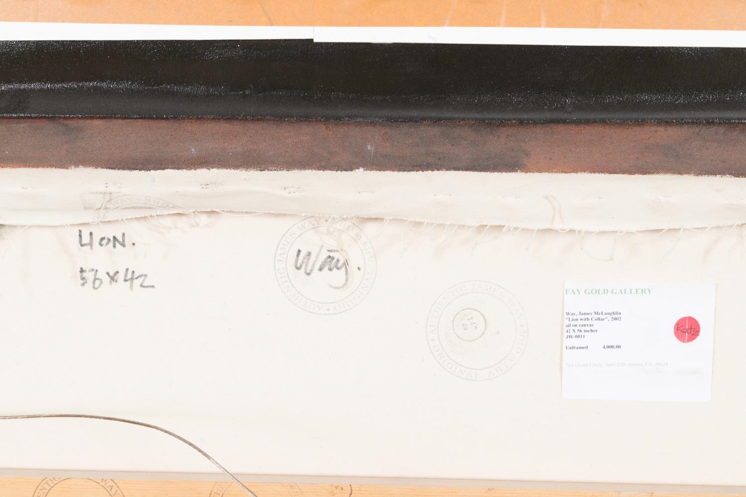 James McLaughlin Way | Lion with Collar, (2002) | MutualArt