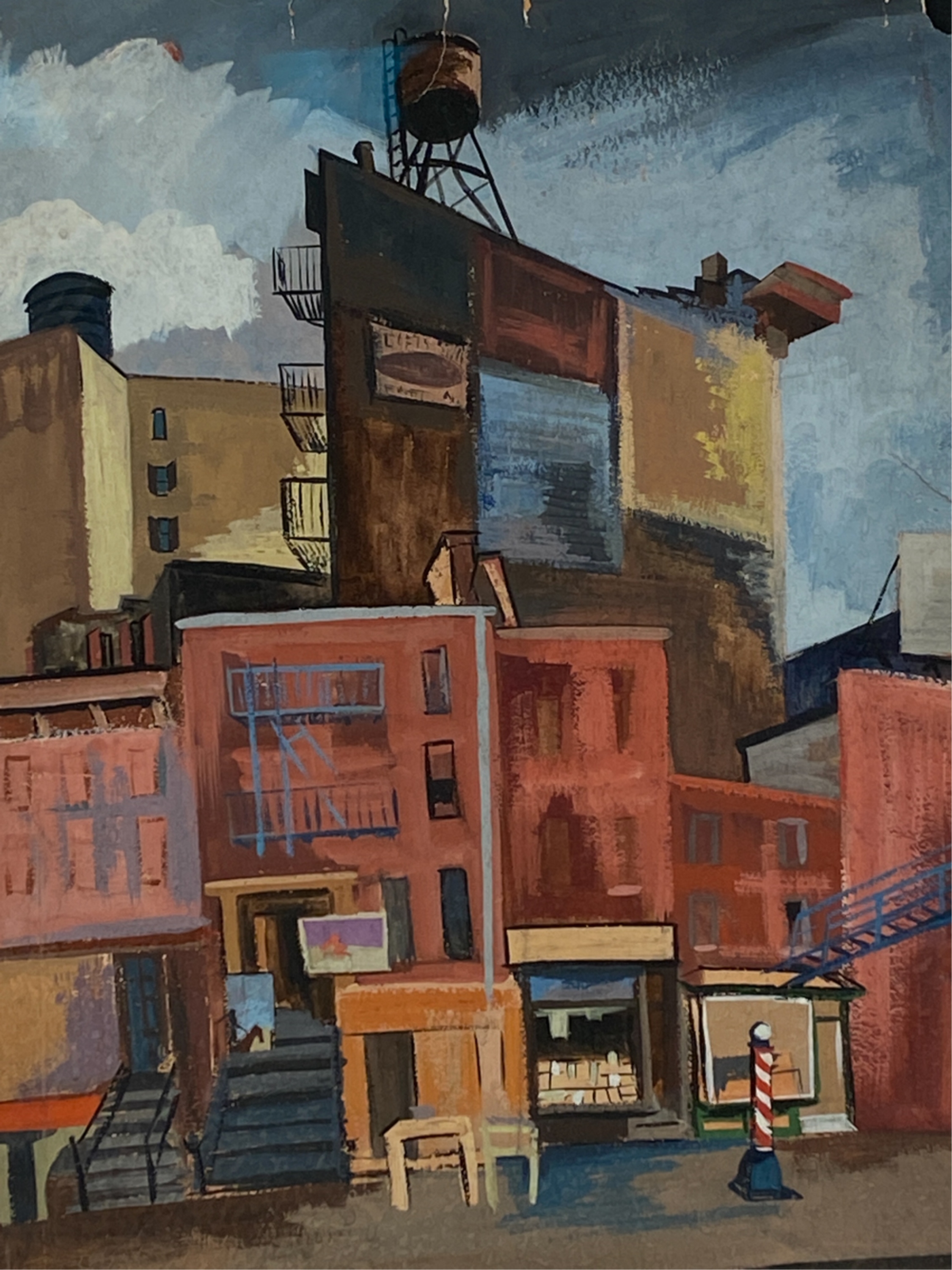 Jean Artman | JEAN ARTMAN (1887-1953) CITY SCENE 1941 (1941) | MutualArt