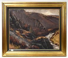 Fernand Ponthier | Vallée de l’Ourthe vers Palogne | MutualArt