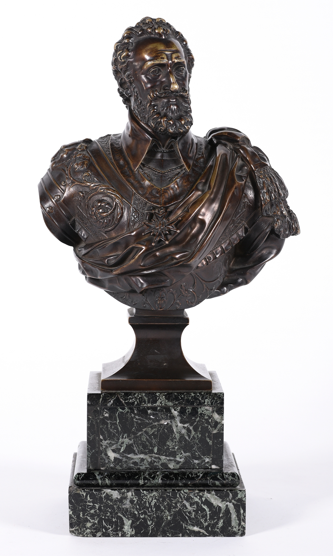French School, 19th Century | Busto de Enrique IV de Francia | MutualArt