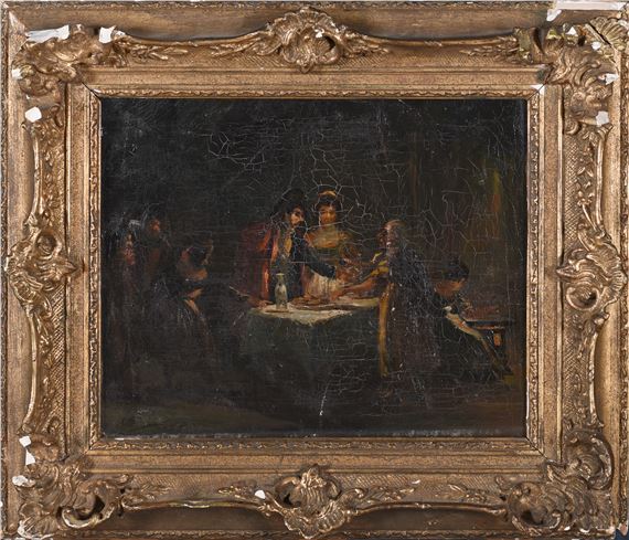 Eugenio Lucas y Velázquez | Parábola del rico Epulón y el pobre Lázaro ...