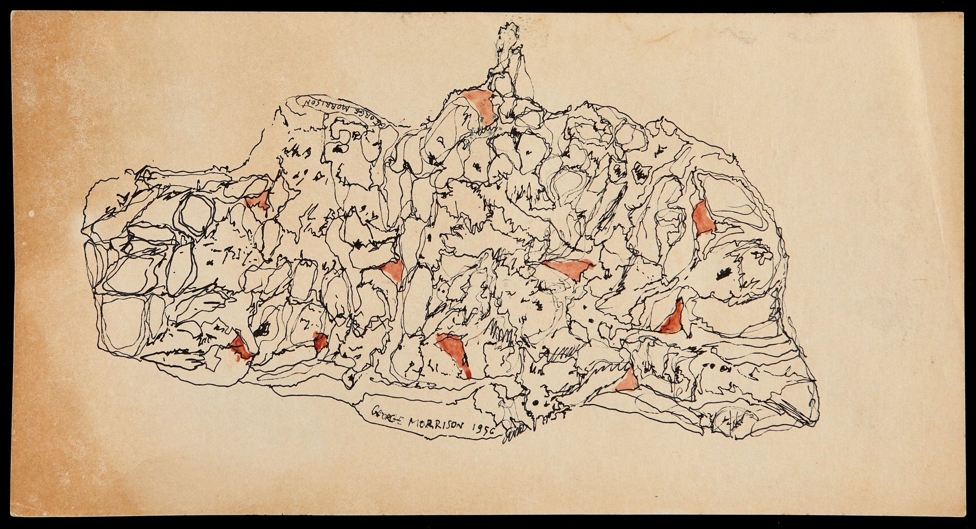 George Morrison | George Morrison Ink & Watercolor Automatic Drawing ...