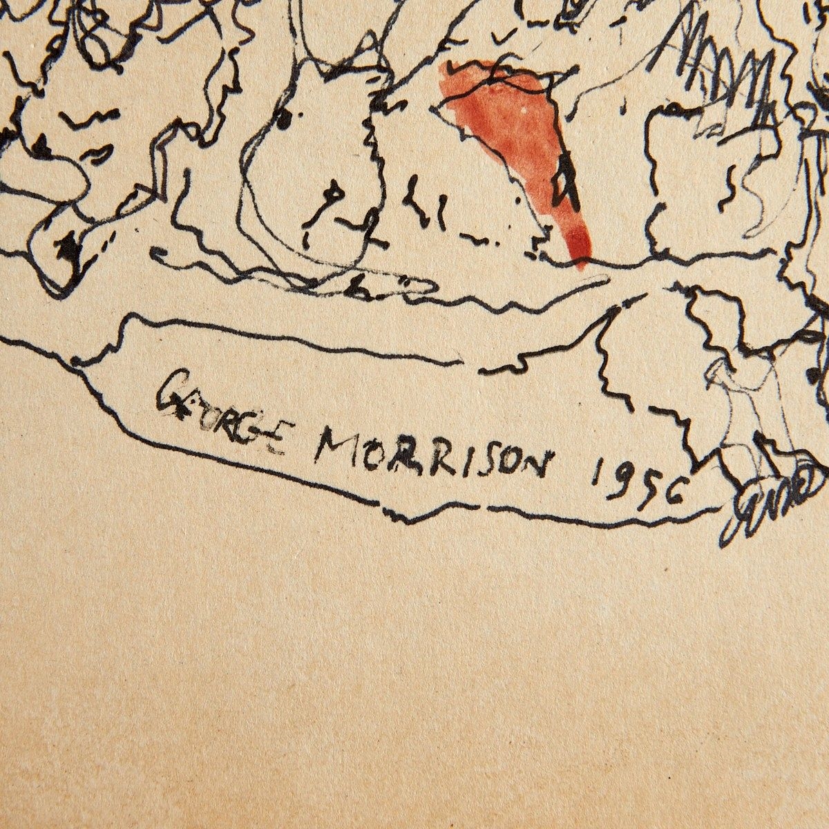 George Morrison | George Morrison Ink & Watercolor Automatic Drawing ...