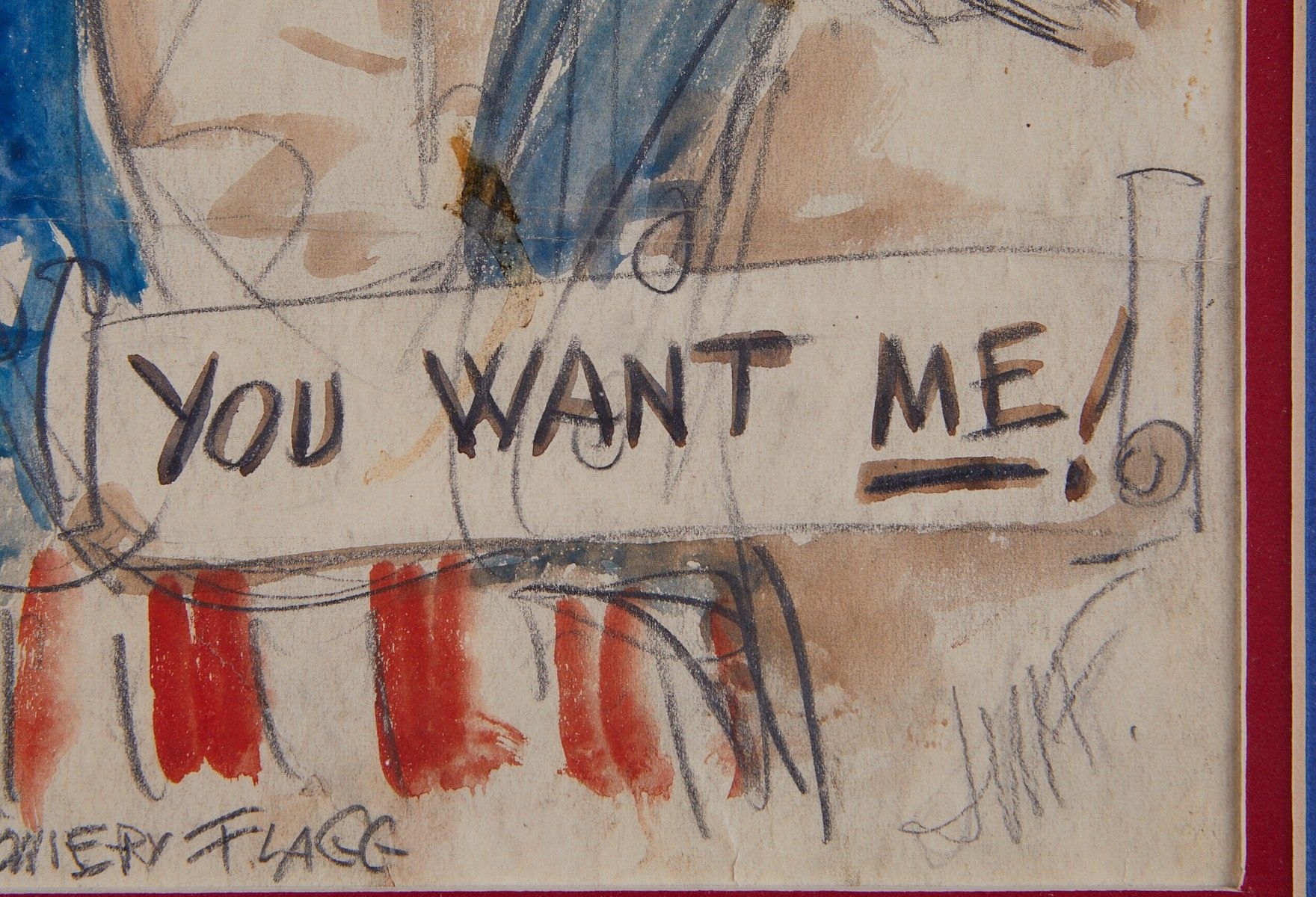 James Montgomery Flagg | James Montgomery Flagg Uncle Sam WC on Paper ...