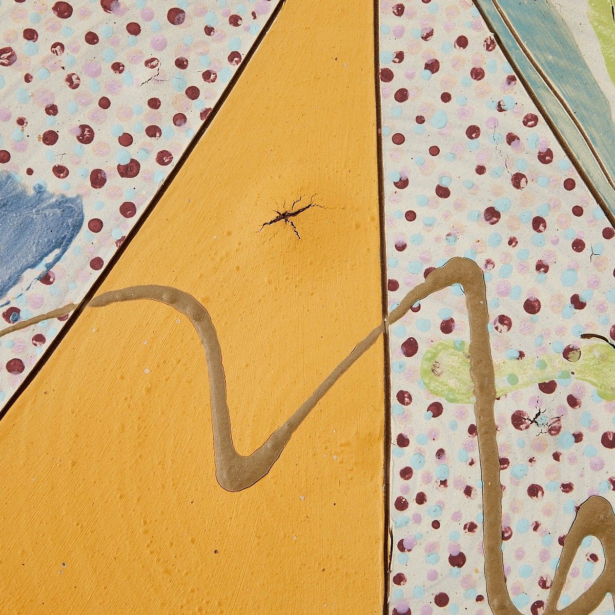 Curtis Hoard | 2 Large Curtis Hoard Glazed Ceramic Plates (1981 ...