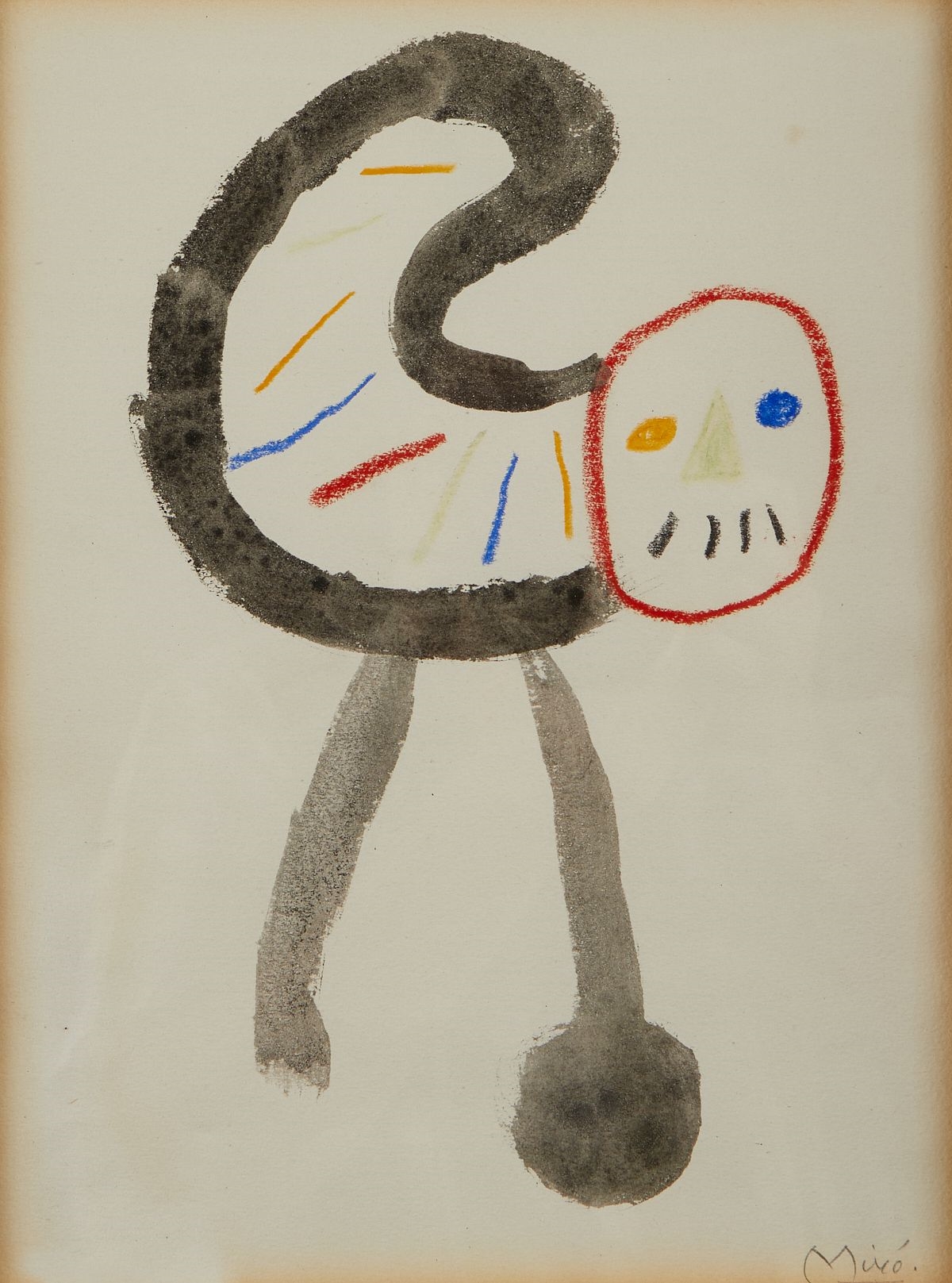Joan Miró | Attrib. Joan Miro Drawing | MutualArt