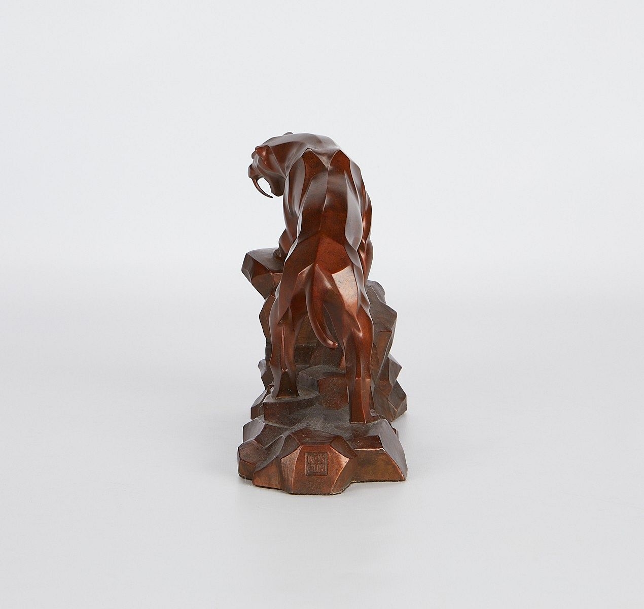 Janet Rosetta | Janet Rosetta Sabre-Tooth Tiger Bronze Sculpture (1996 ...