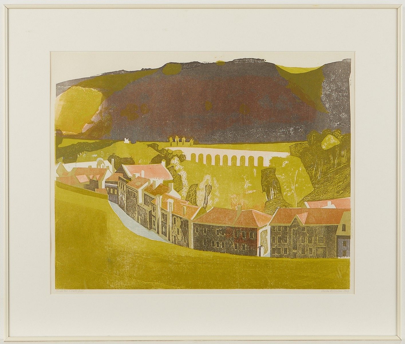 Sheila Robinson | Sheila Robinson Monketon Coombe Silkscreen 1964 (1964 ...