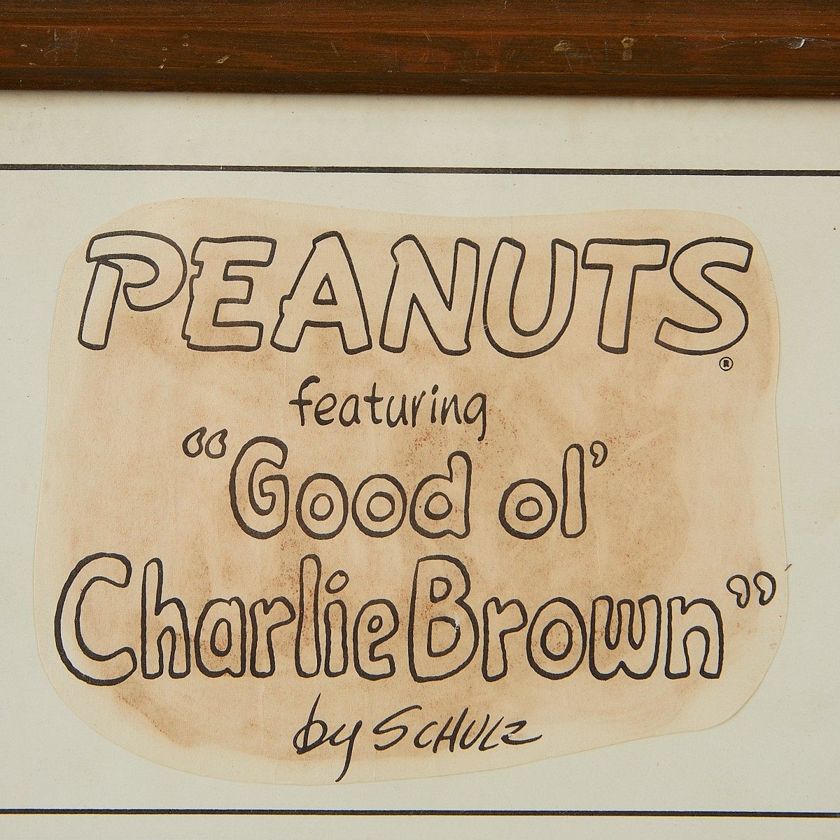 Charles Schulz | Original Peanuts Comic Strip Charles Schulz 1973 (1973 ...