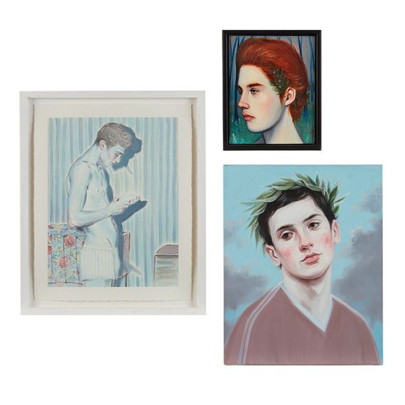 Kris Knight | 3 Kris Knight Paintings (2015) | MutualArt