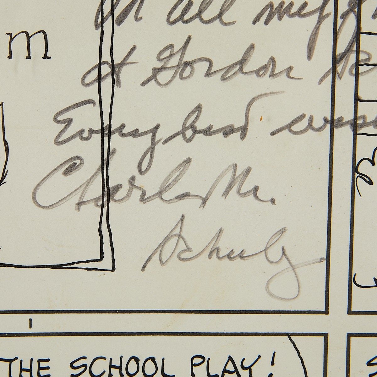 Charles Schulz | Original Peanuts Comic Strip Charles Schulz 1973 (1973 ...