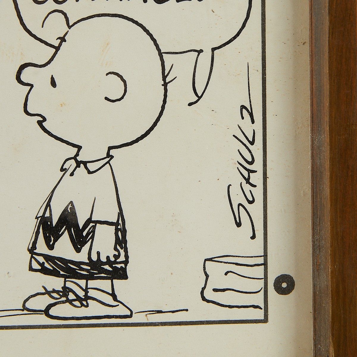 Charles Schulz | Original Peanuts Comic Strip Charles Schulz 1973 (1973 ...