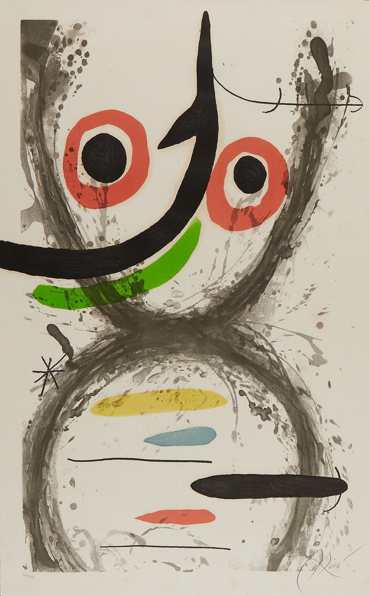 Joan Miró | Attrib. Joan Miro Drawing | MutualArt