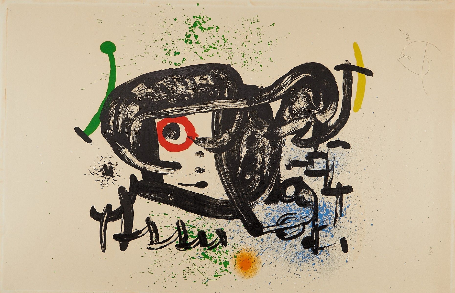 Joan Miró | Attrib. Joan Miro Drawing | MutualArt