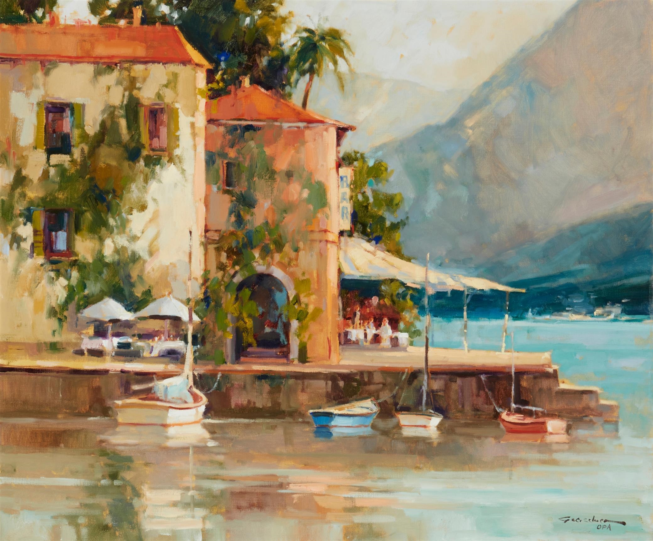 Ted Goerschner | A bar on the Amalfi Coast | MutualArt
