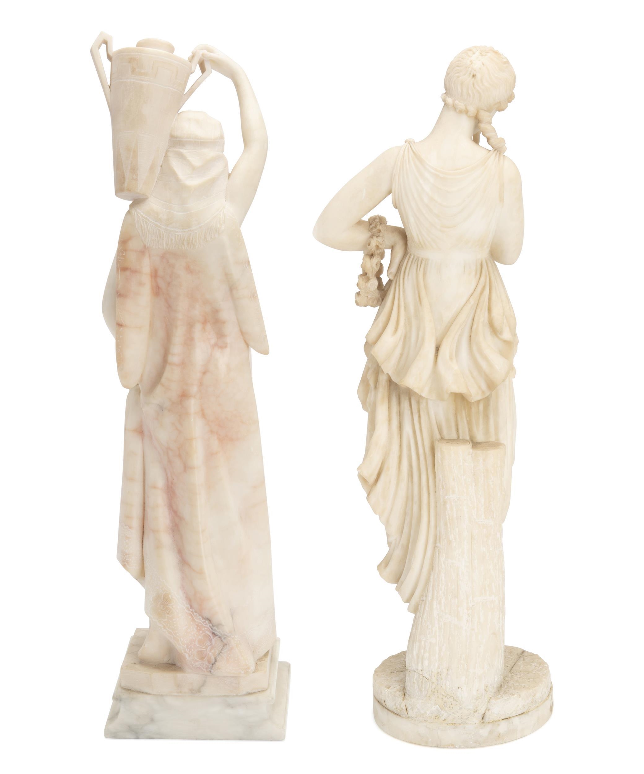 Continental School, 19th Century | Two Continental alabaster sculptures ...