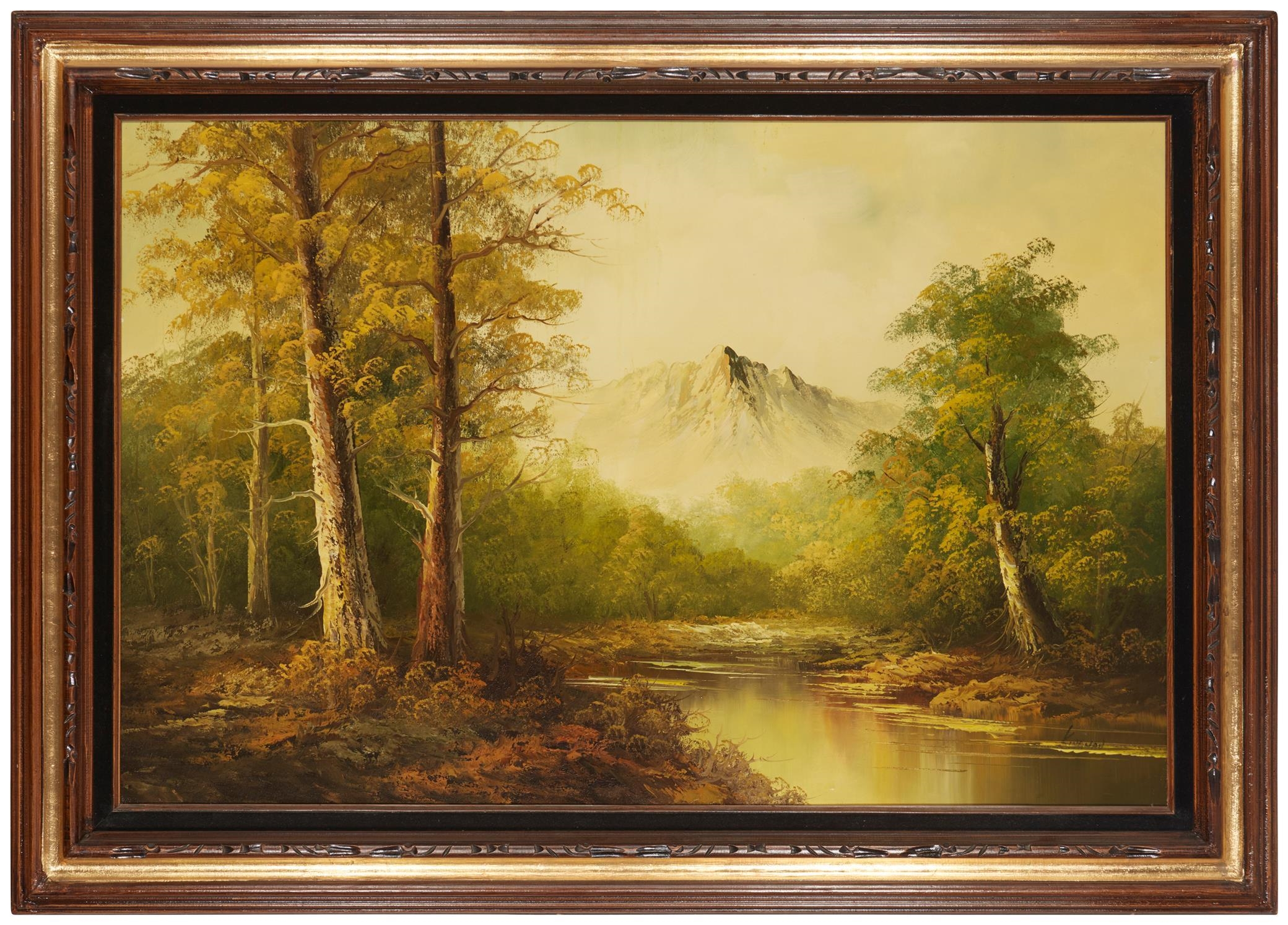 Eugene Kingman | A river in a mountainous landscape | MutualArt