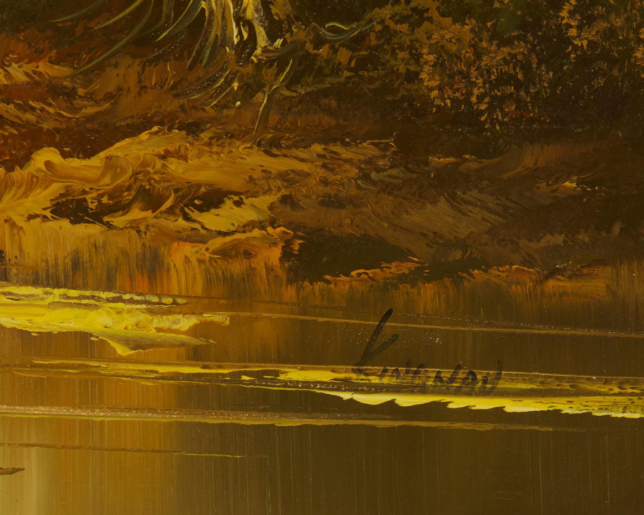 Eugene Kingman | A river in a mountainous landscape | MutualArt