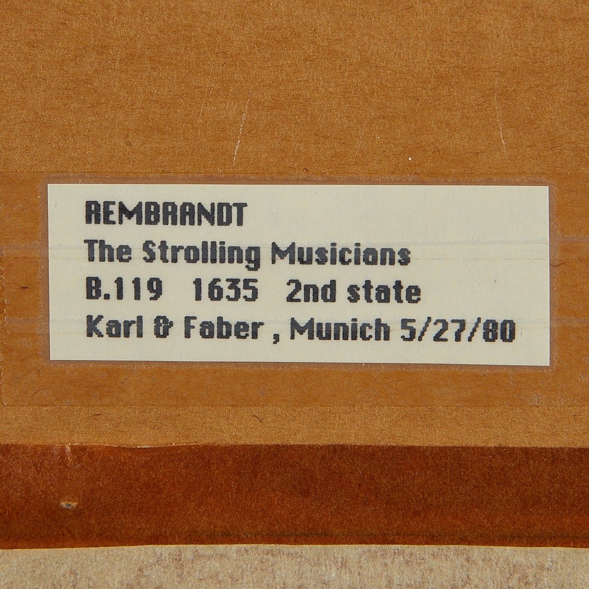 Rembrandt van Rijn | The Strolling Musicians (Circa 1635) | MutualArt