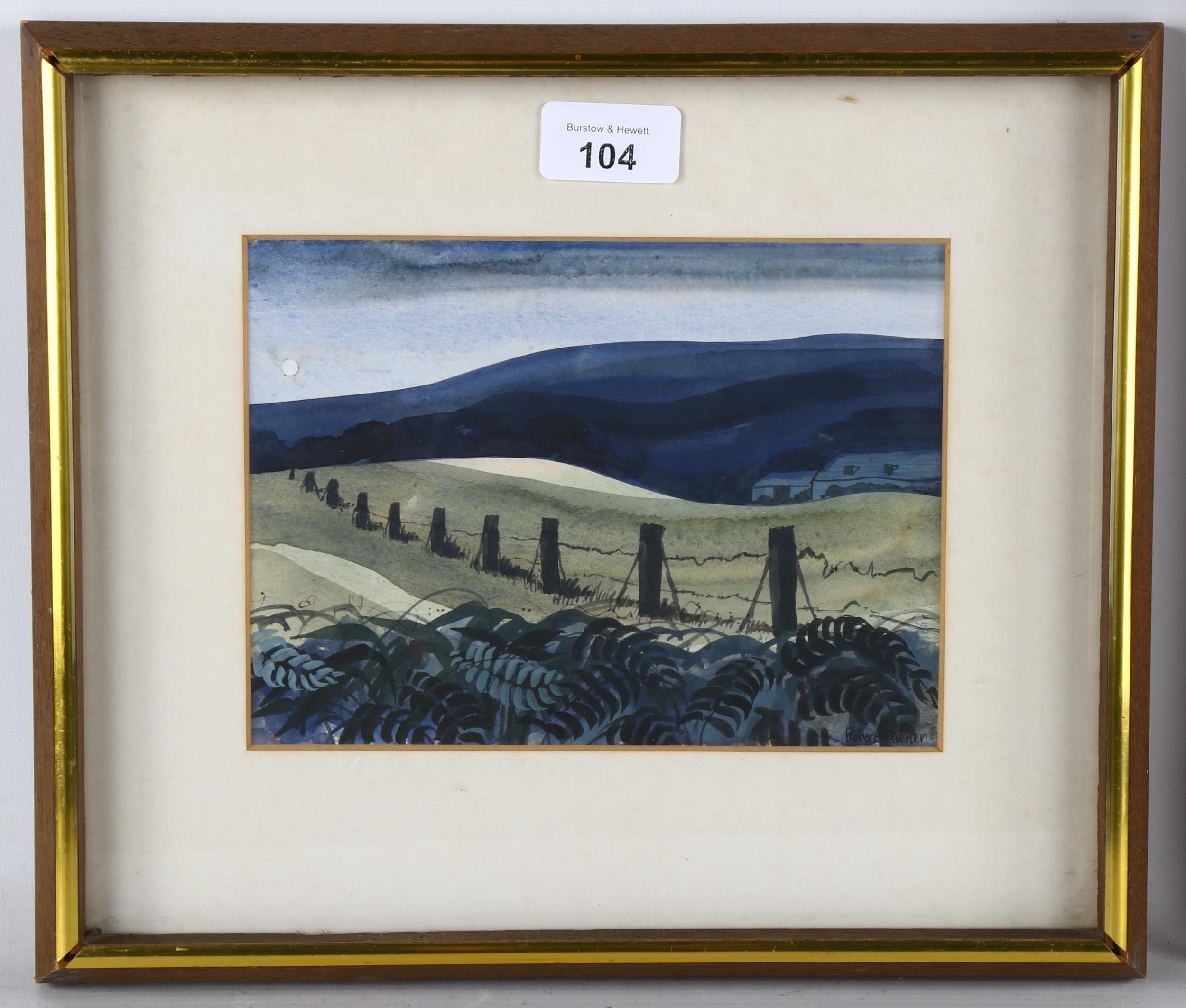 Robert Tavener | Downs In Moonlight | MutualArt