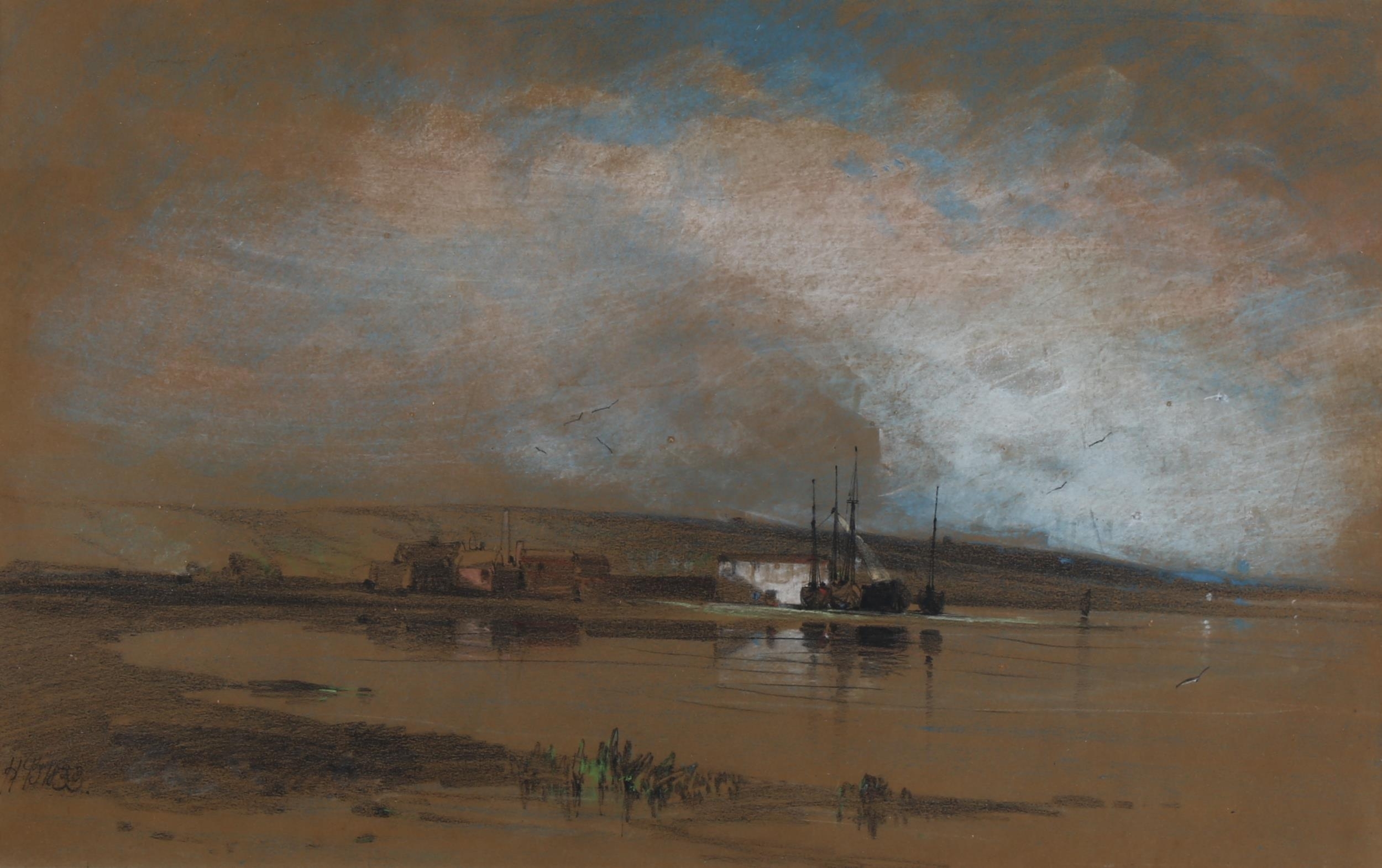 Henry Bright | a coastal harbour | MutualArt