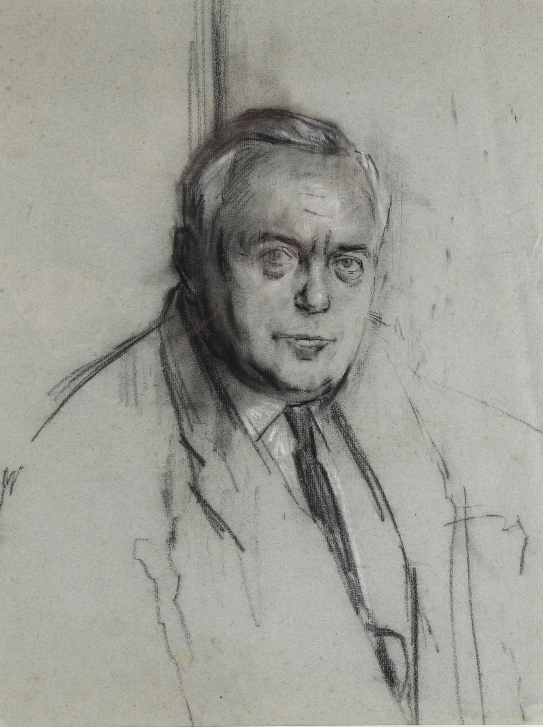 Ruskin Spear | portrait of Harold Wilson | MutualArt