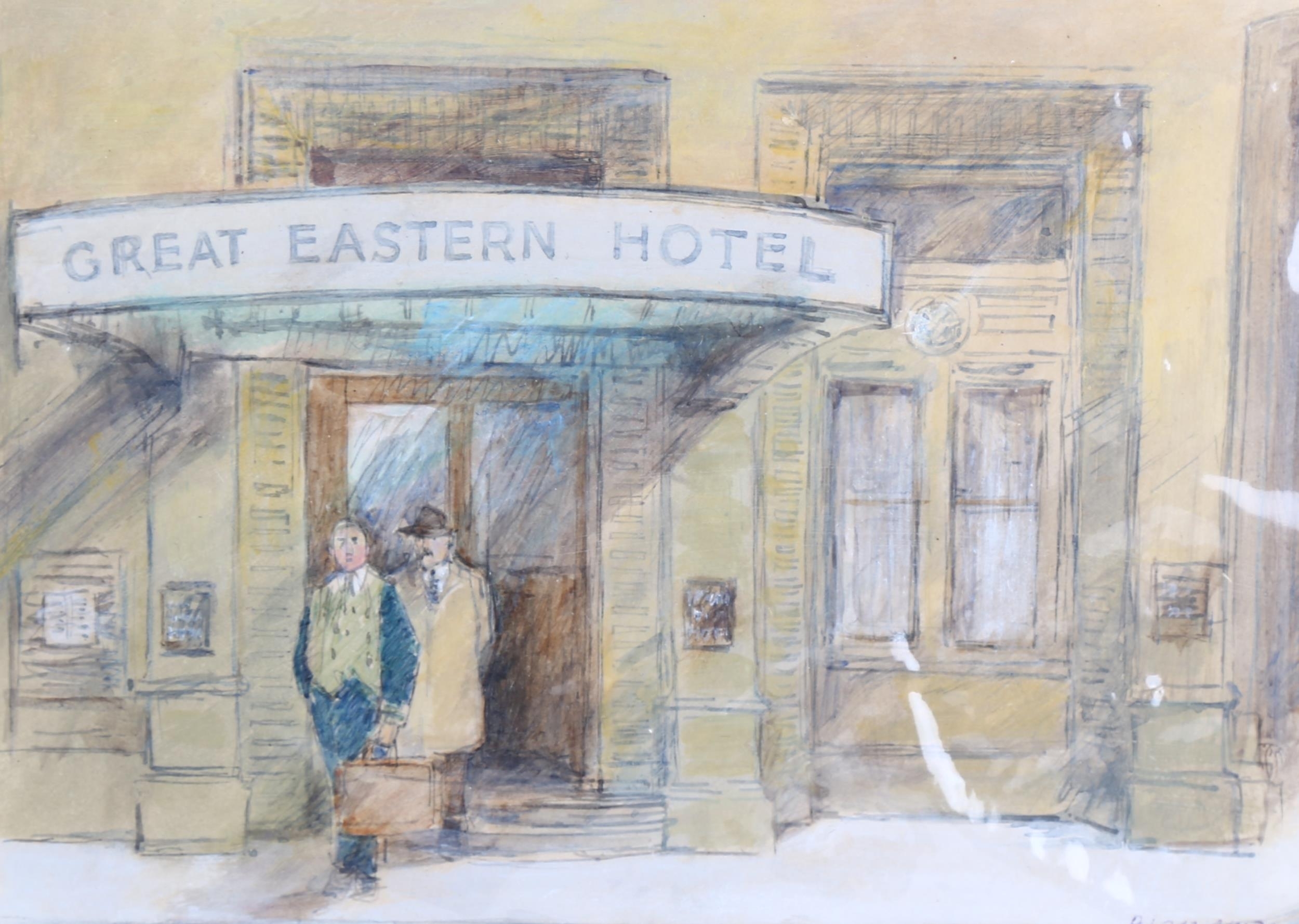 Audrey Lanceman | Great Eastern Hotel; and bus shelter | MutualArt