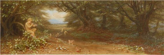 Constance Phillott | nymph in woodland | MutualArt