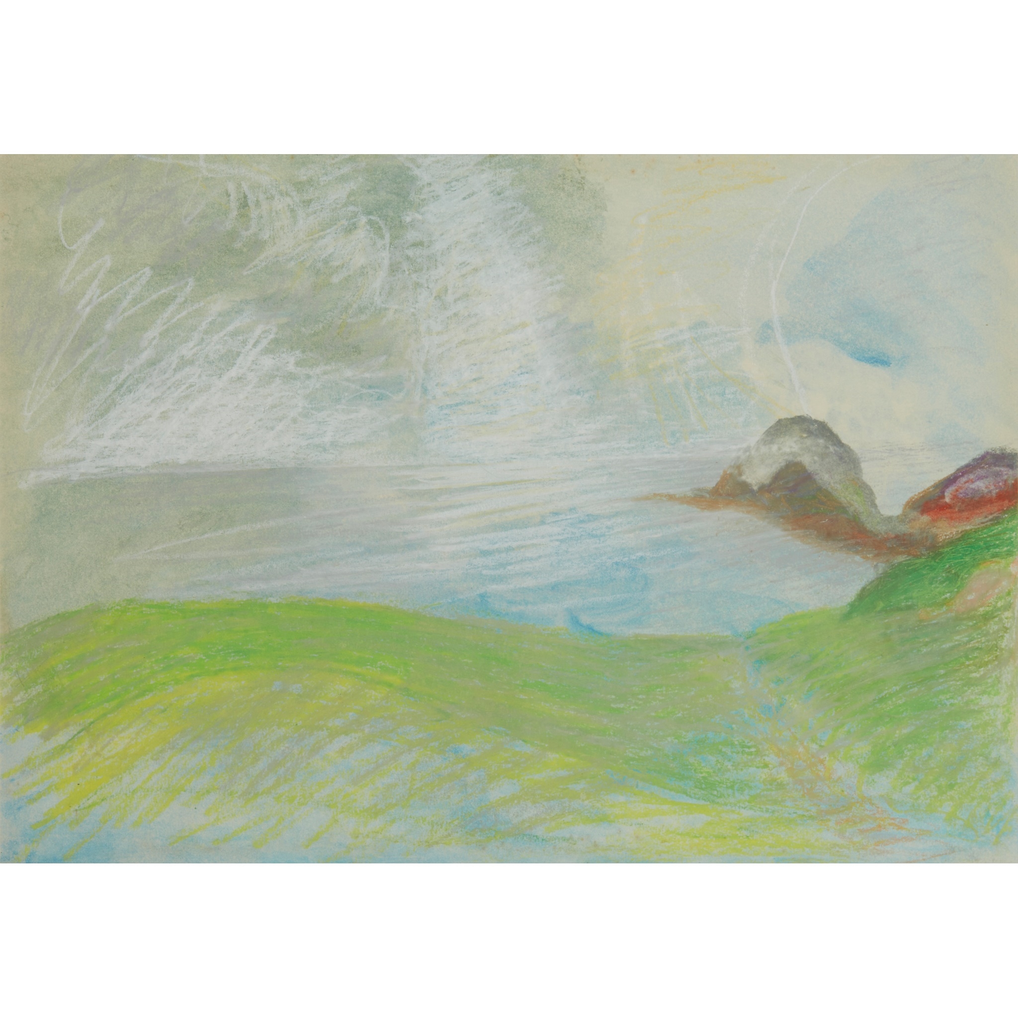 Winifred Nicholson | FROM THE TOP OF THE HILL OF FIRE | MutualArt