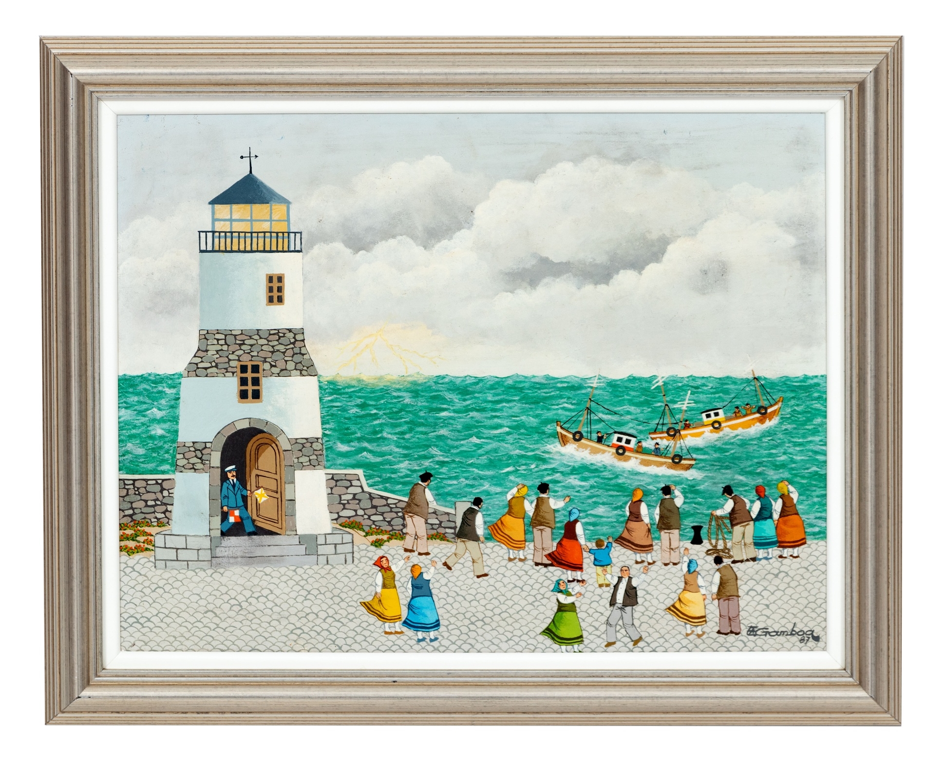 Agustín Gamboa | Angustia en el mar (87) | MutualArt
