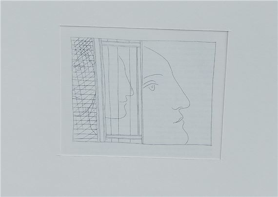 Pablo Picasso | Trois fragments de têtes | MutualArt