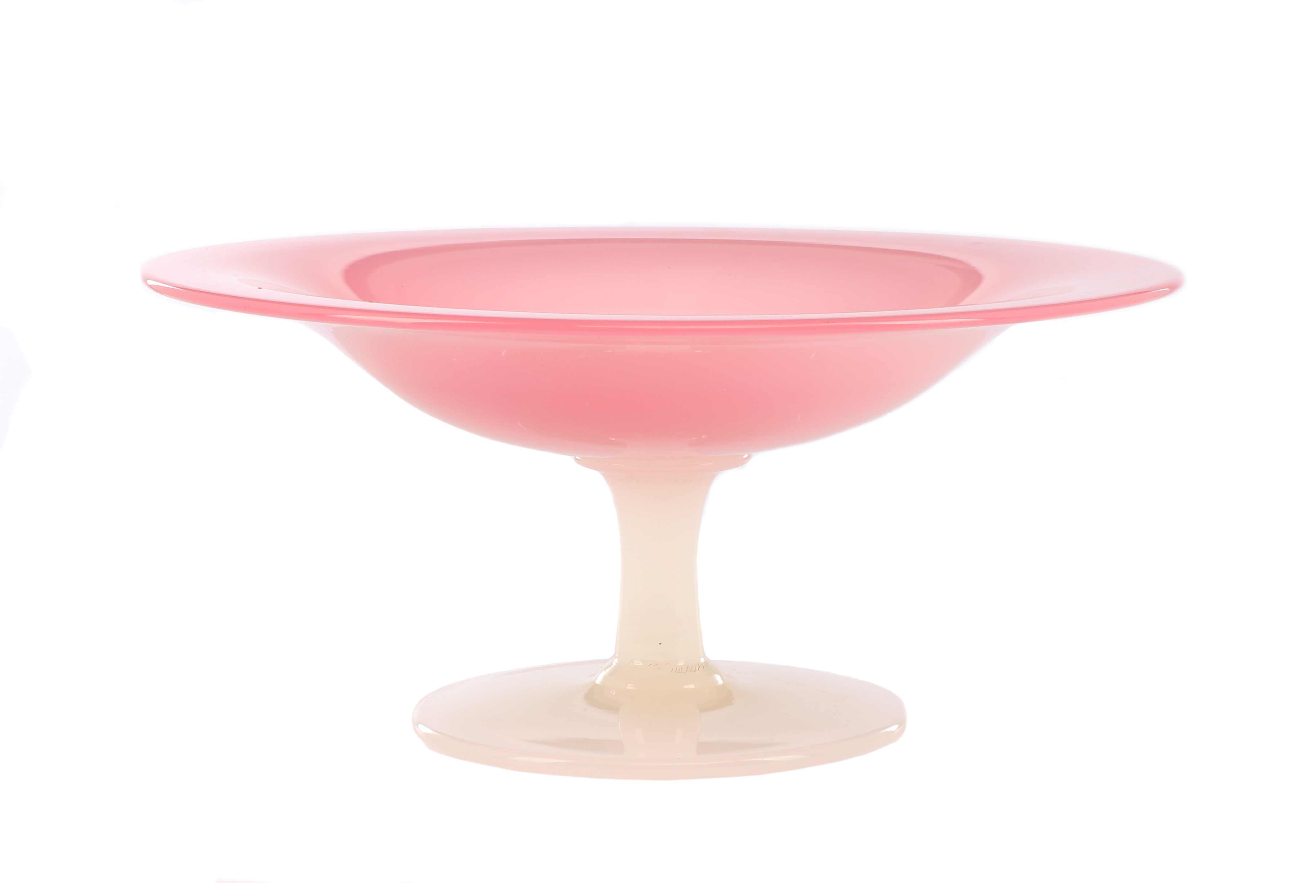 Frederick Carder | 3 Pieces of Steuben Rosaline & Alabaster Glass (1903 ...