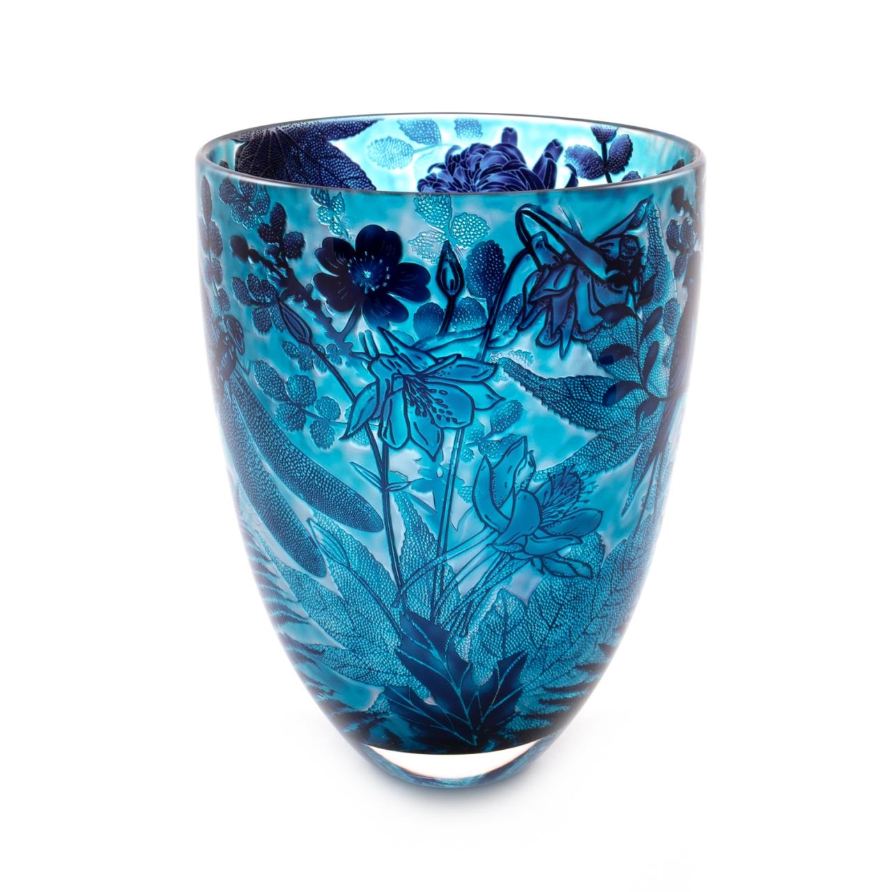 Jonathan Harris | ASPREY FOUR SEASONS INDIGO GLASS CAMEO VASE (1965 ...