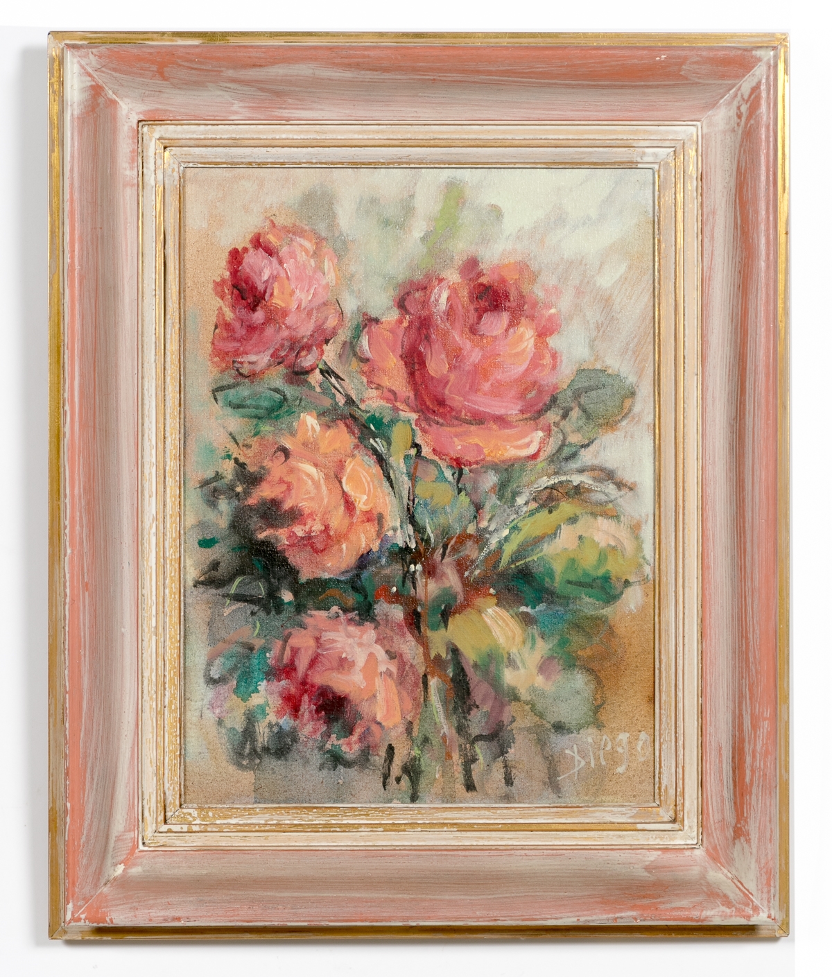 Antonio Diego Voci | Antonio Diego Voci, Floral Still Life 20th Century ...