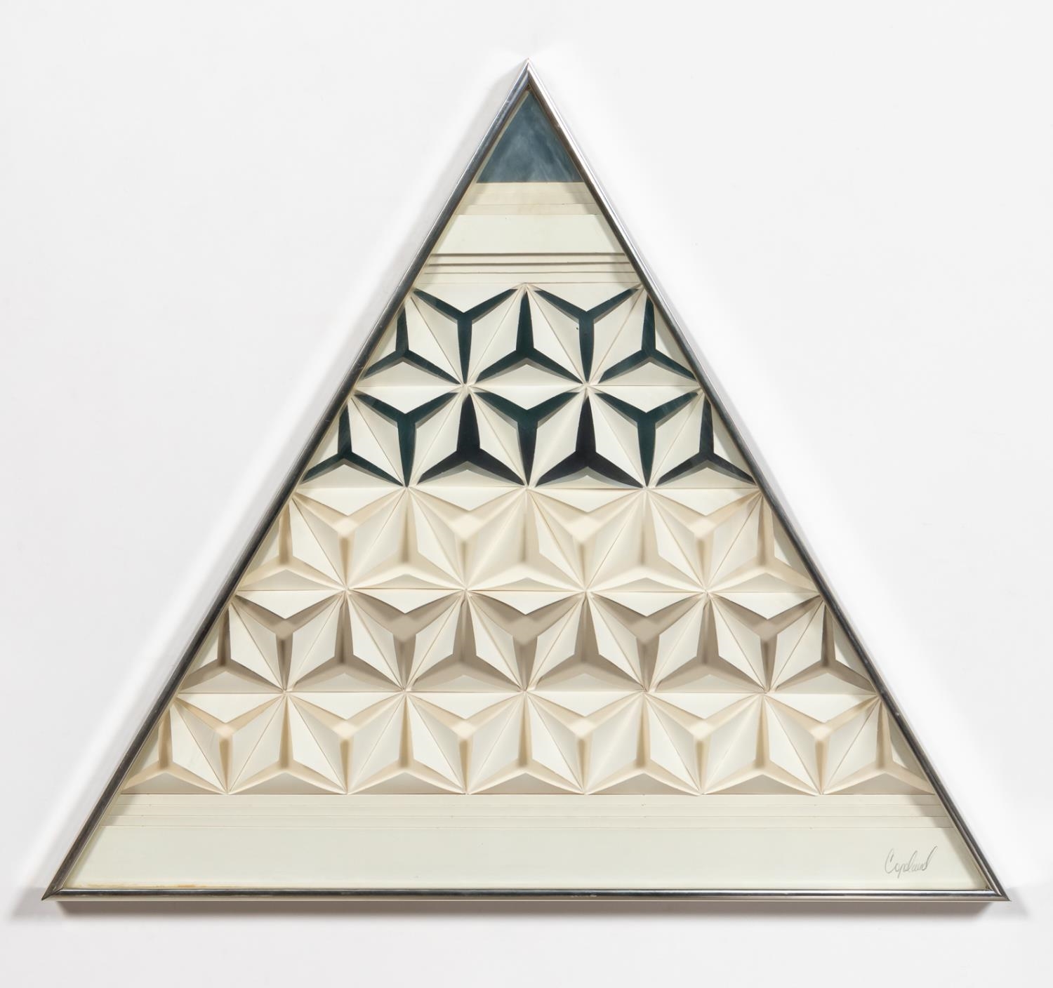 Greg Copeland | GREG COPELAND, OP ART WALL SCULPTURES, SERIES OF 6 ...