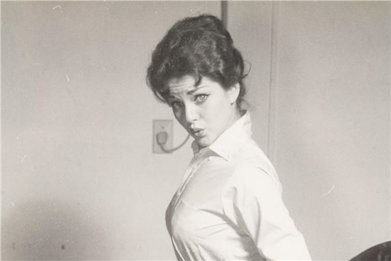Gil Elvgren | Gil Elvgren, Stemographer Rusty Allen Photograph (1954 ...