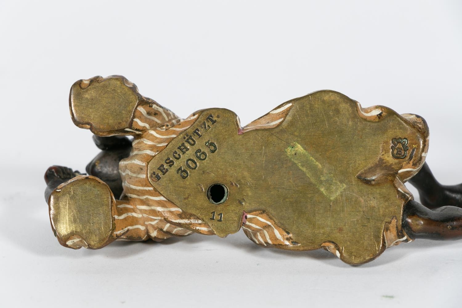 Franz Xaver Bergmann | 2 Cold Painted Bronzes Figures of Boys, Bergman ...