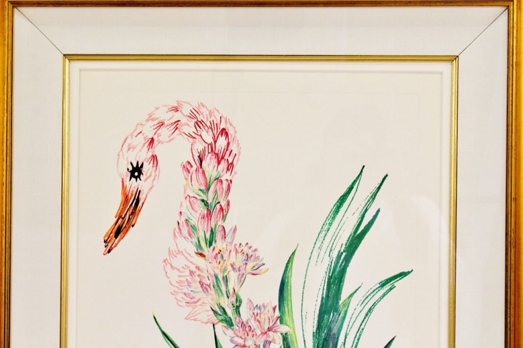 Salvador Dalí | Dali Water Hybiscus Swan Lithograph, Signed | MutualArt