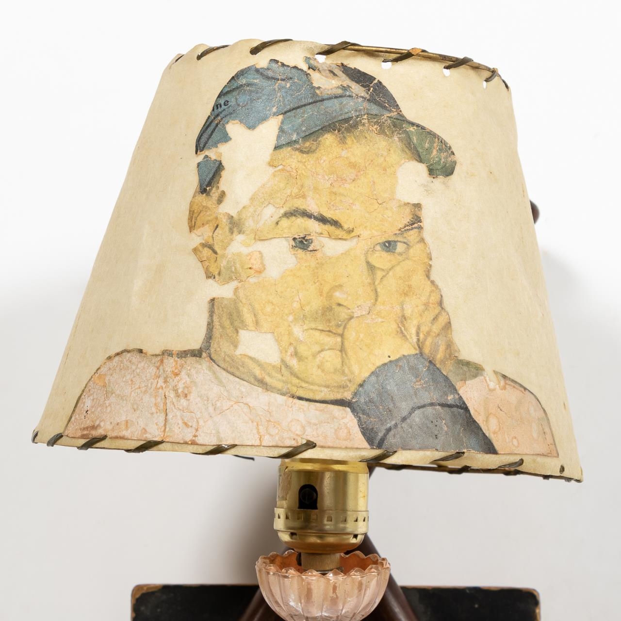 Norman Rockwell | RARE HANNA MINI BAT CHILD'S WALL LAMP WITH SHADE ...